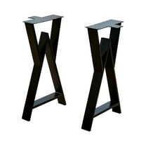Home Soft Things 30" Trapezoid Metal Furniture Table Legs Heavy Duty ...
