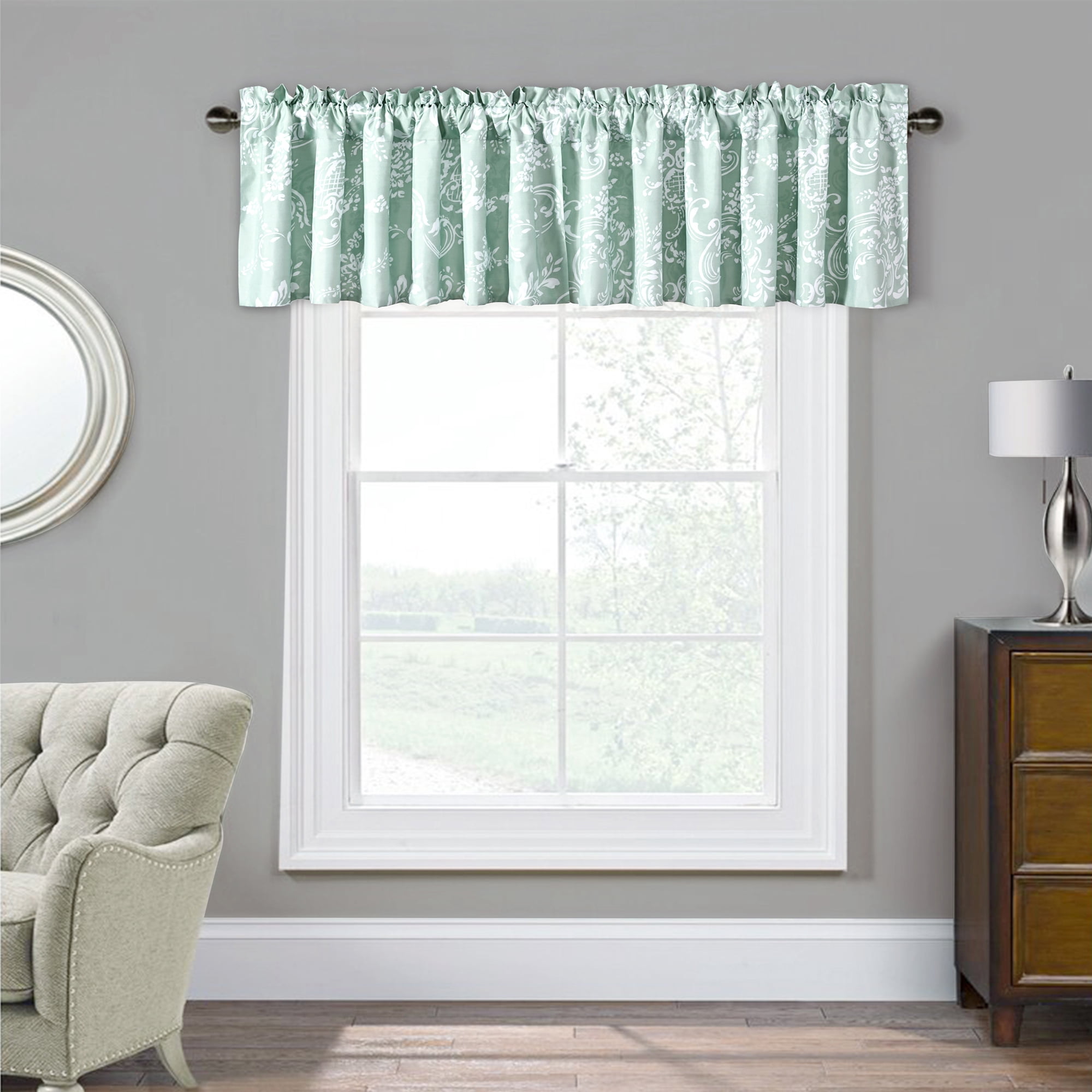 Home Soft Things Printed Microfiber Valance - LA Boheme 2 Piece Set ...