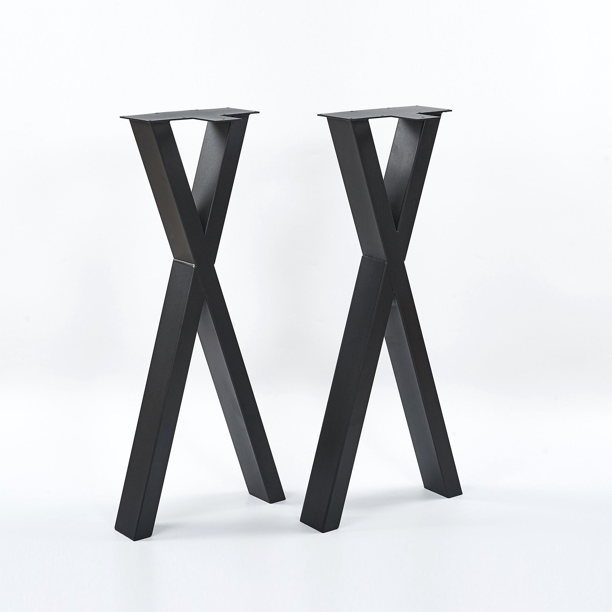 Home Soft Things X-Type Iron Solid Metal Furniture Table Legs 32" (2 pc ...