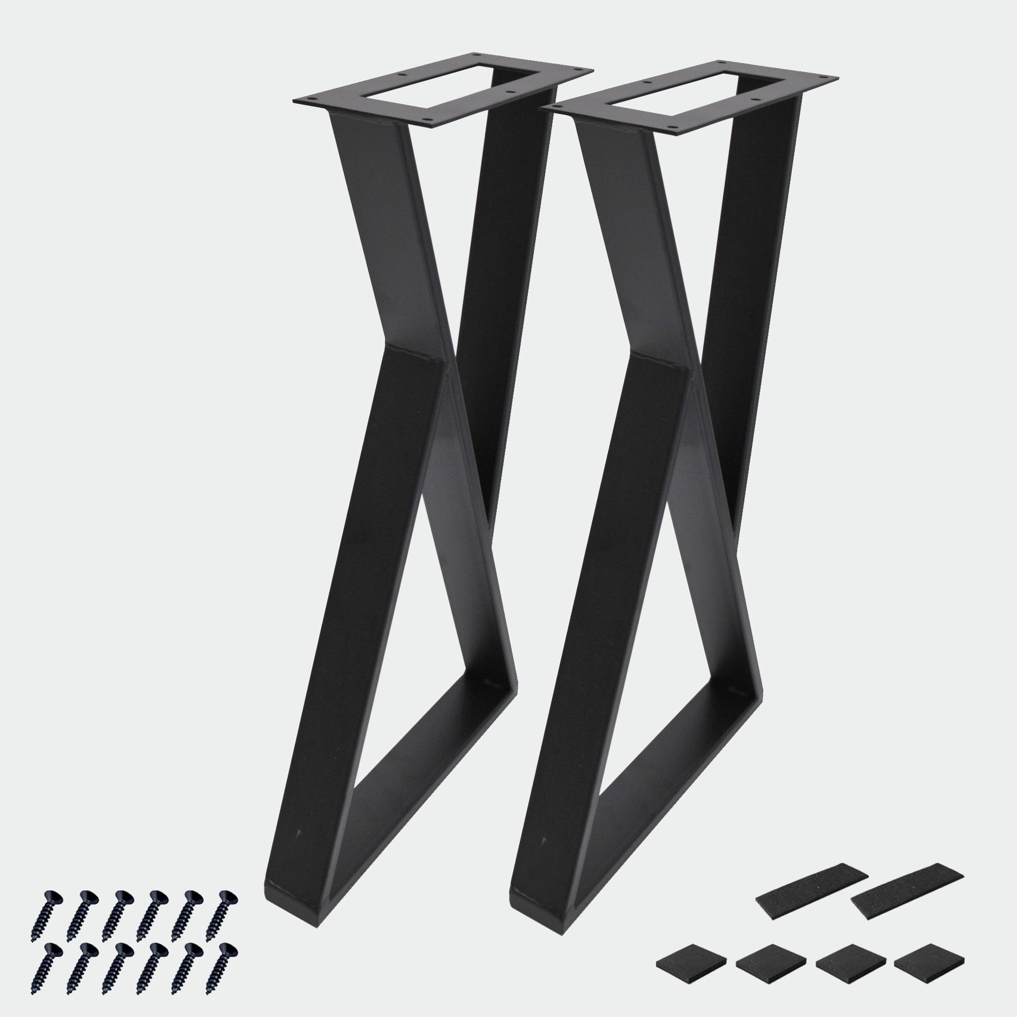 Home Soft Things Z Shape Table Leg 2 Pcs with Screws - 24'' - Walmart.com