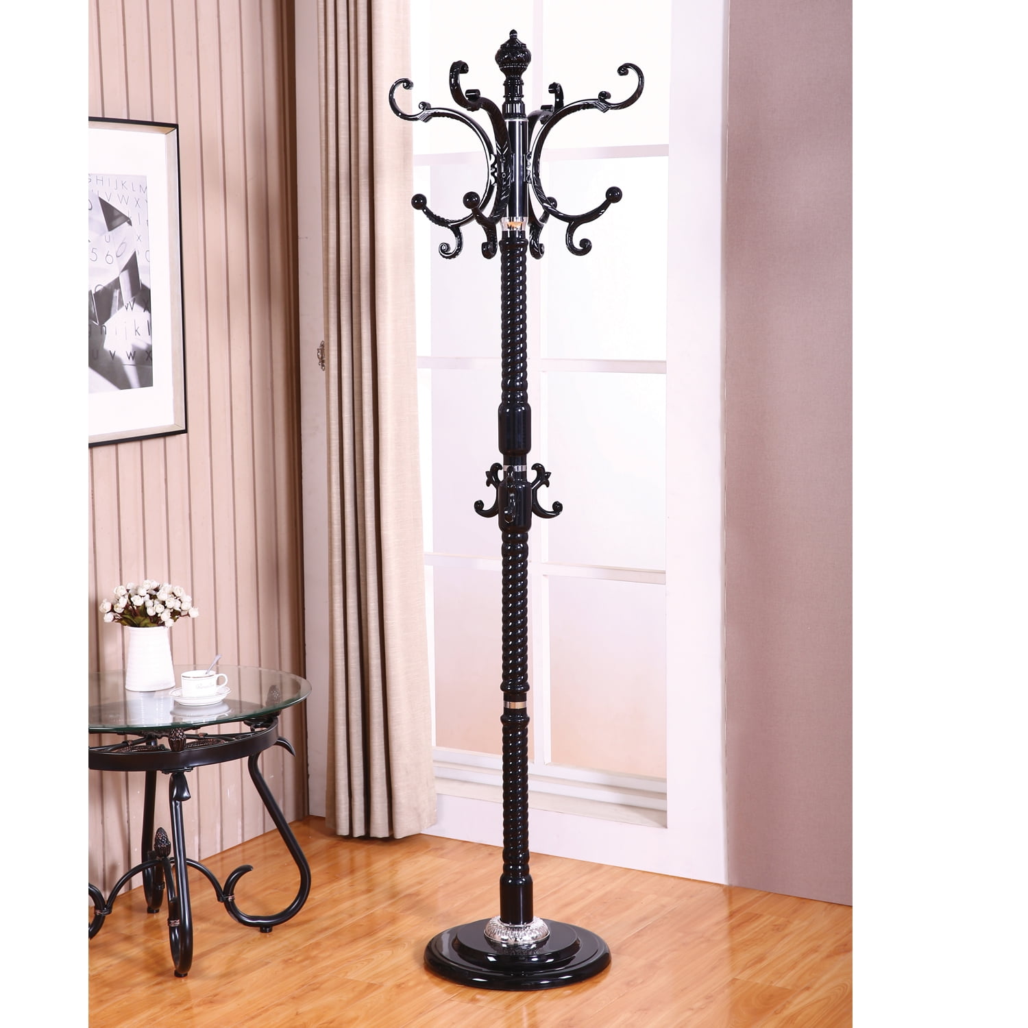 Home Source Vintage Inspired Coat Stand - Walmart.com