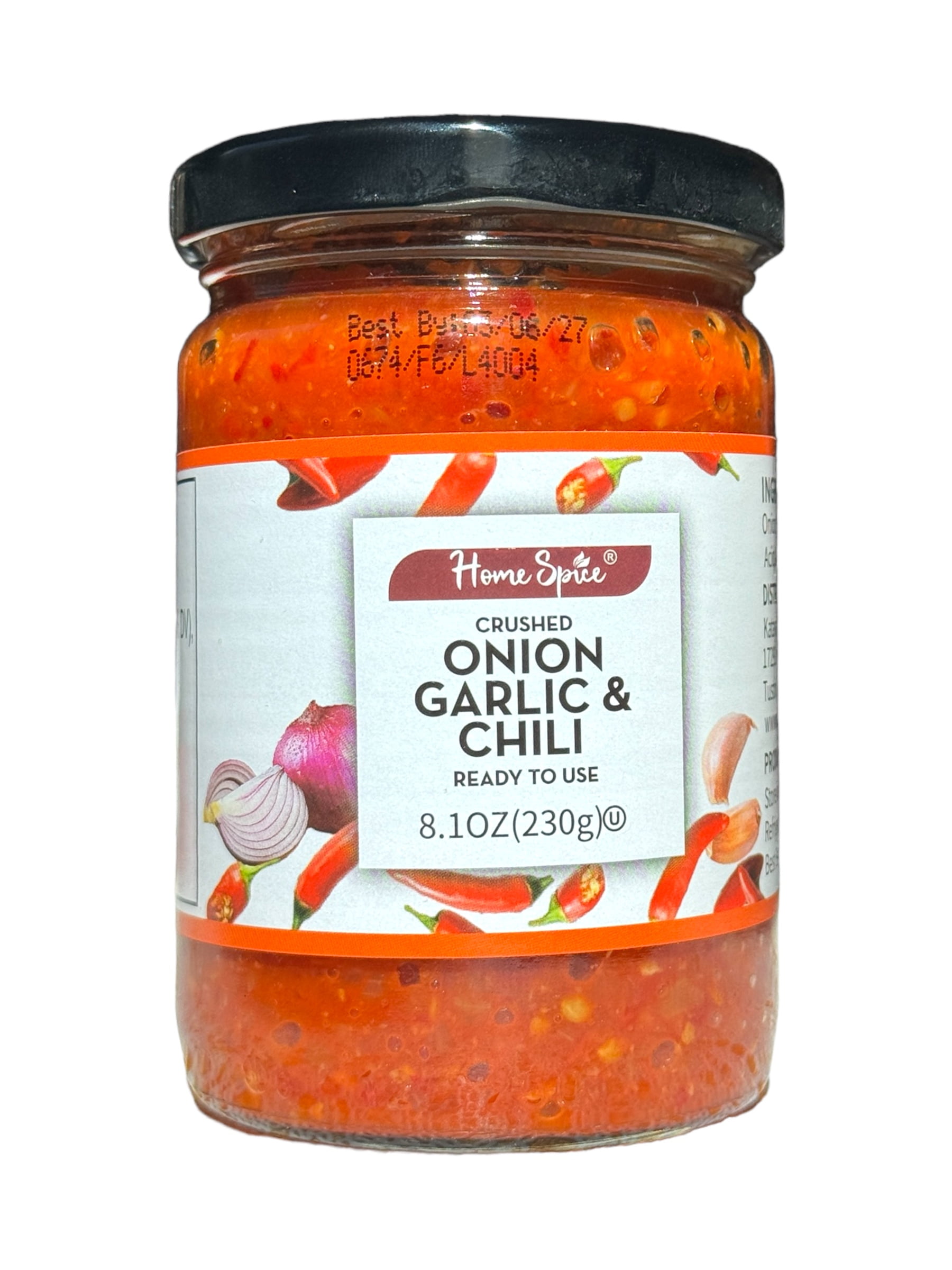 Katayama Home Spice Crushed Onion Garlic & Chili Sauce - All natural - Savory & Spicy - Perfect ...