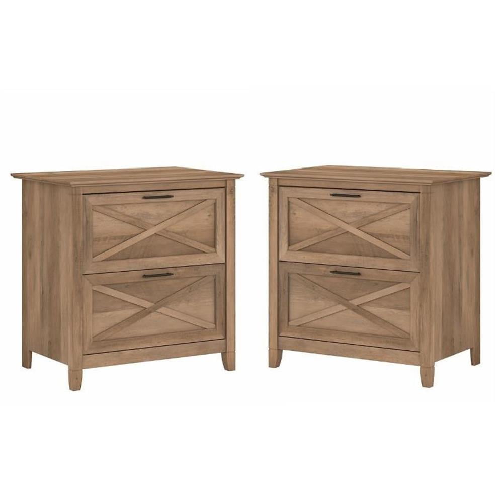Home Square 2 Piece Lateral Filing Cabinet Set with 2 Drawer in ...