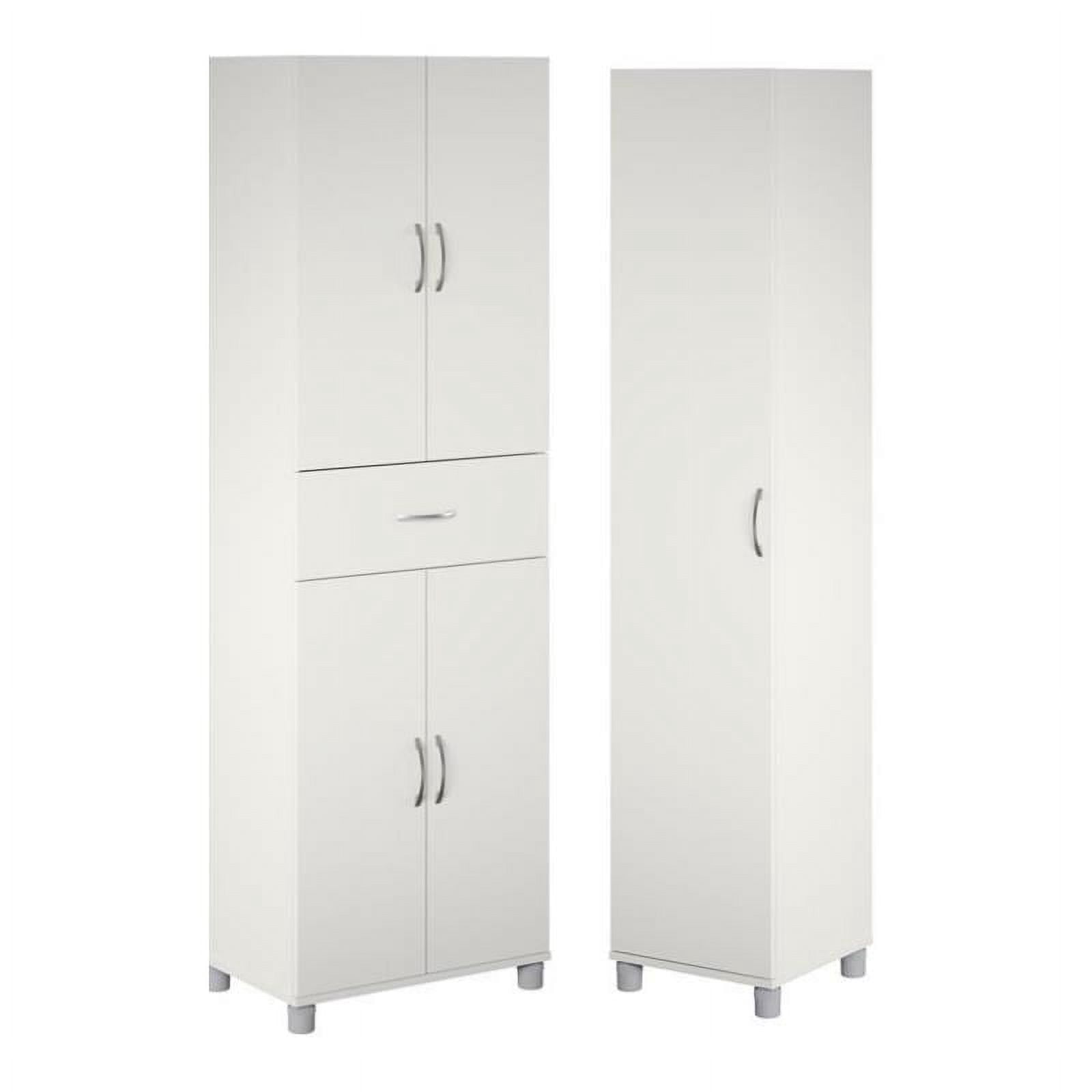 Home Square 2-Piece Set with 16" Utility Cabinet and Storage Cabinet ...