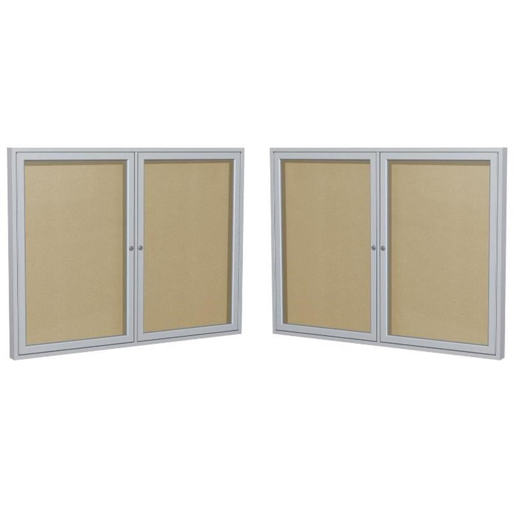 Home Square 2-Piece Set with 36" x 60" Bulletin Board & 36" x 48 ...