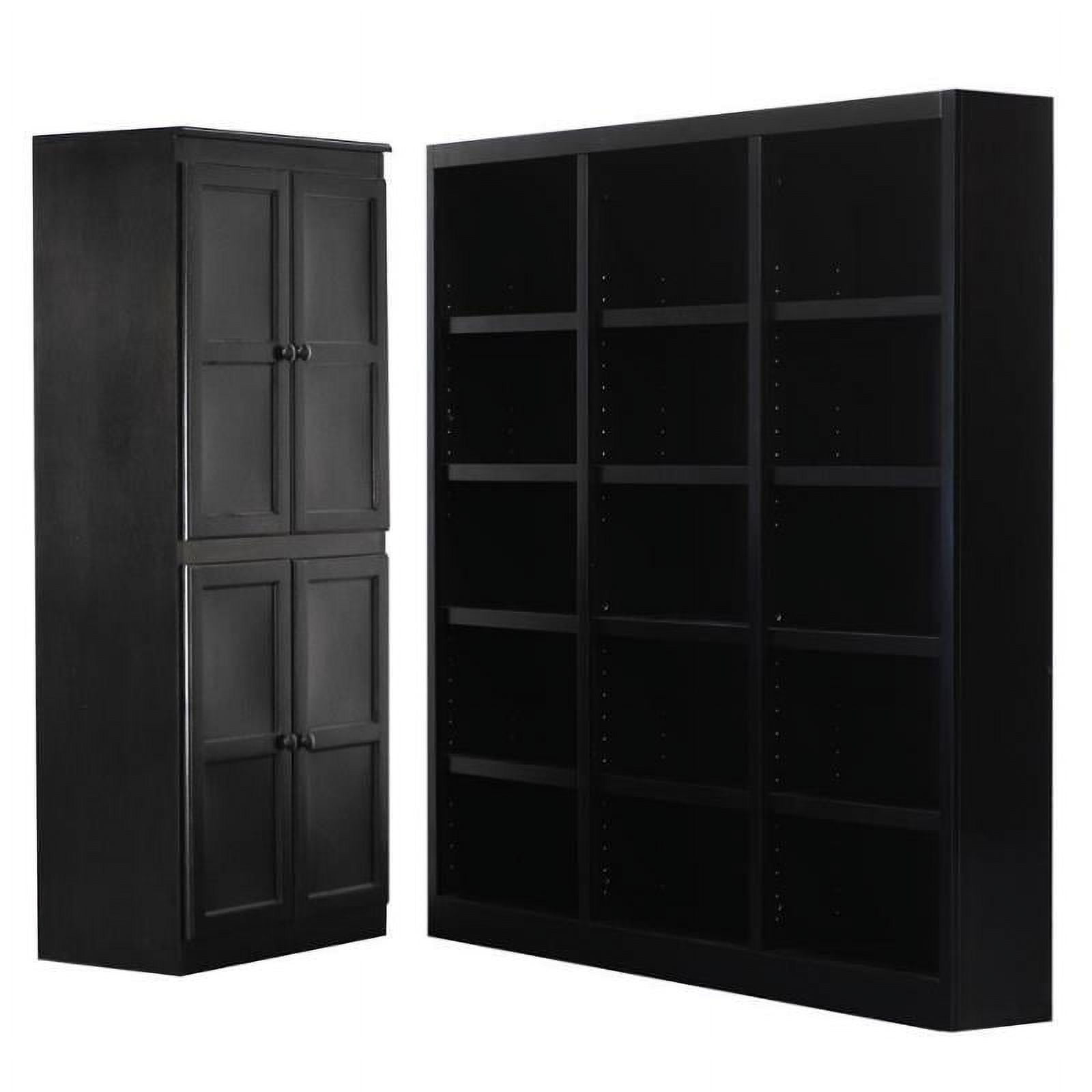 Home Square 2-Piece Set with 72" Storage Cabinet & 72" Tall Triple Wide ...