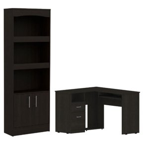 Bookshelf Desk Combo