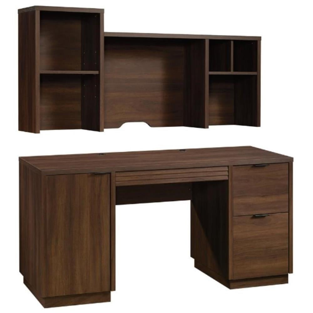 Home Square 2-Piece Set with Computer Desk & Computer Desk Hutch ...