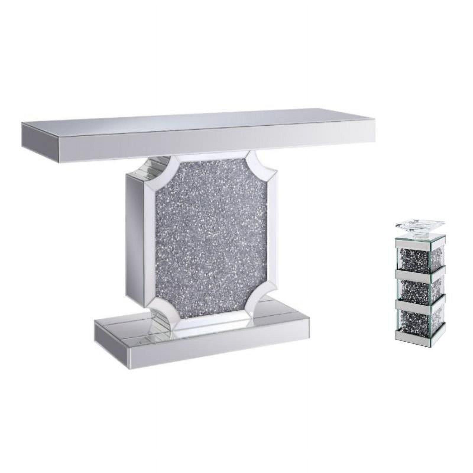 Home Square 2-Piece Set with Console Table and Accent Candleholder in ...