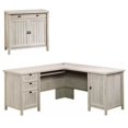 Home Square 2-Piece Set with L Shaped Computer Desk & Accent Chest ...