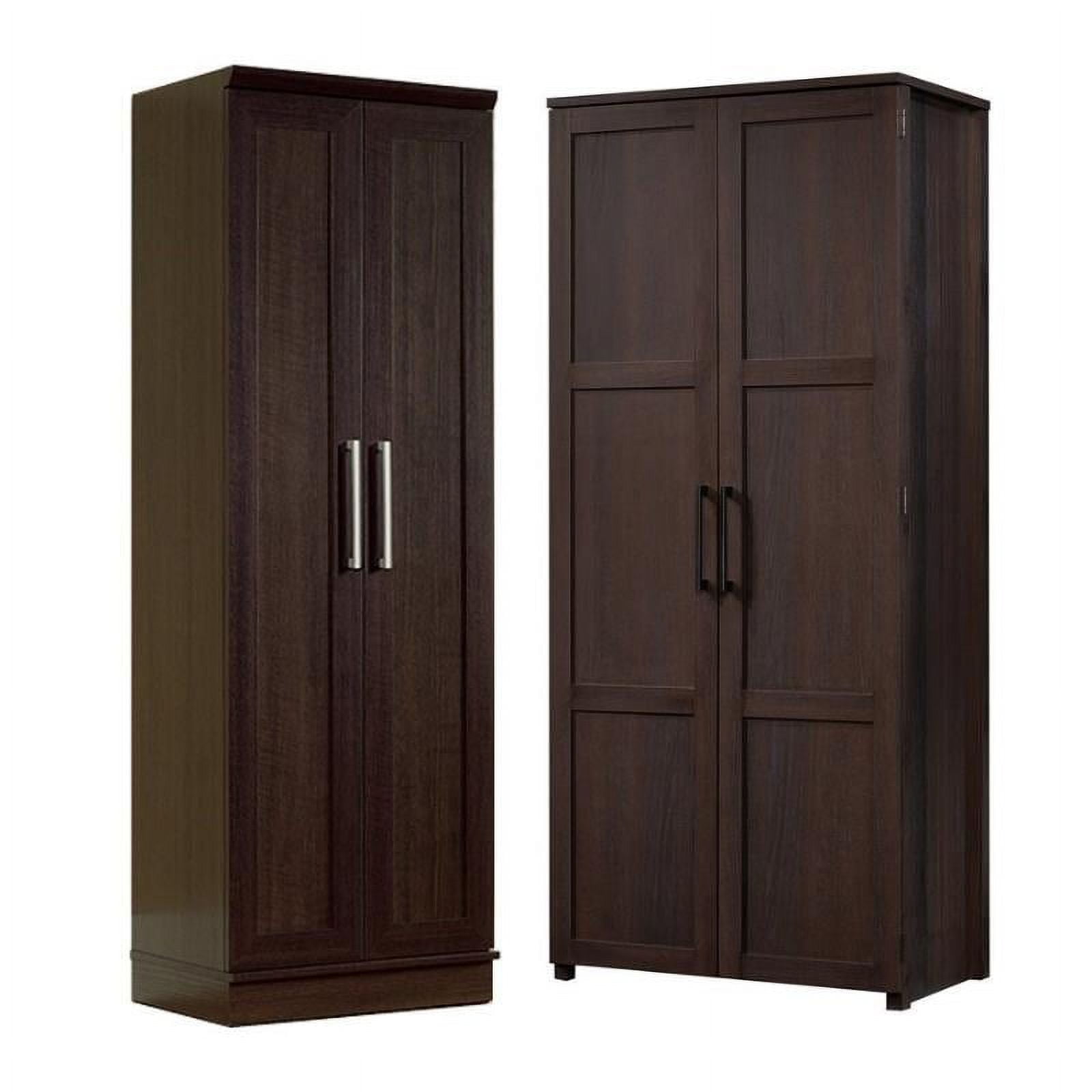 Home Square 2-Piece Set with Storage Cabinet and Pantry in Dakota Oak ...