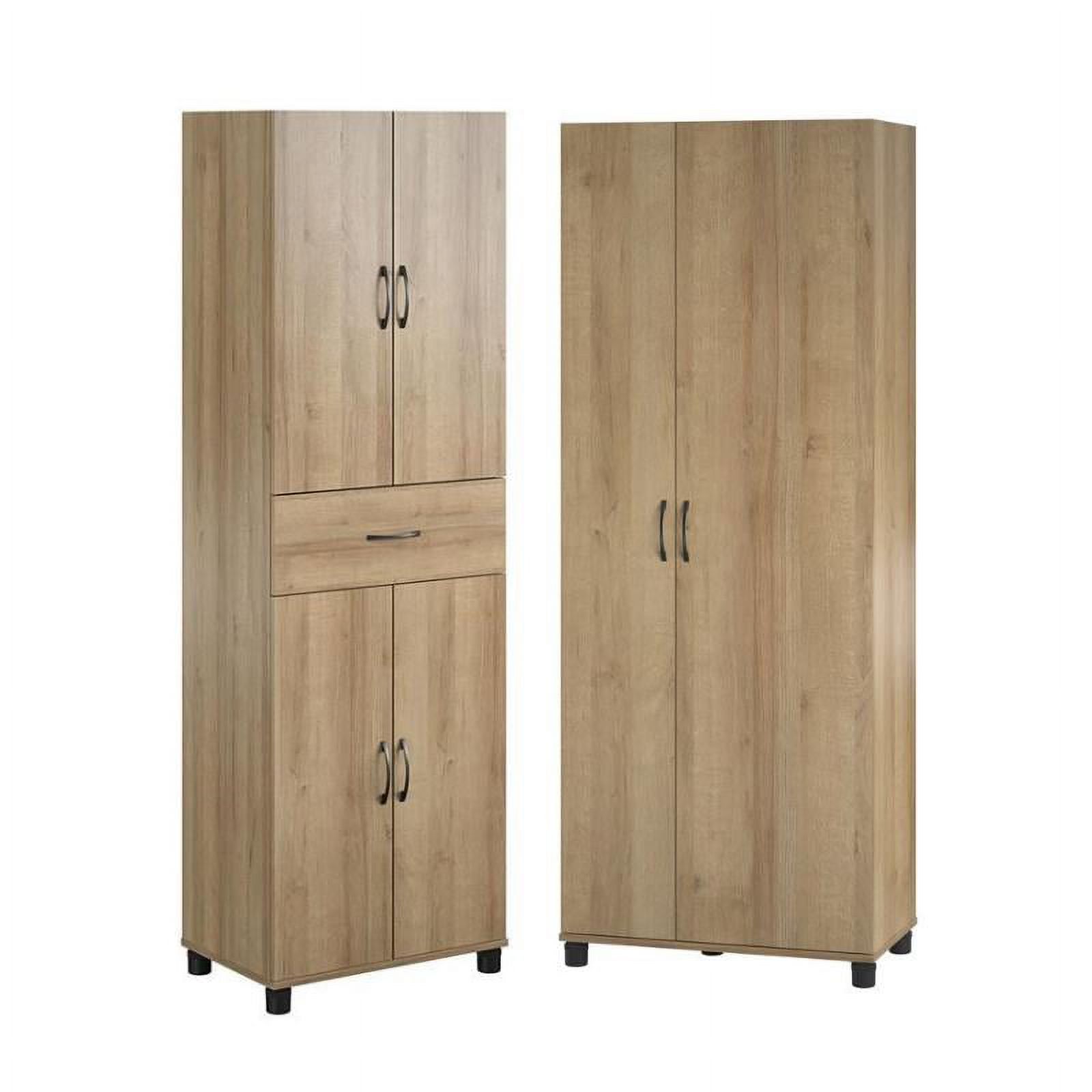 Home Square 2-Piece Set with Storage Cabinet with Drawer and Tall ...