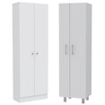 Home Square 2-Piece Set with Storage Pantry Cabinet and Storage Cabinet ...