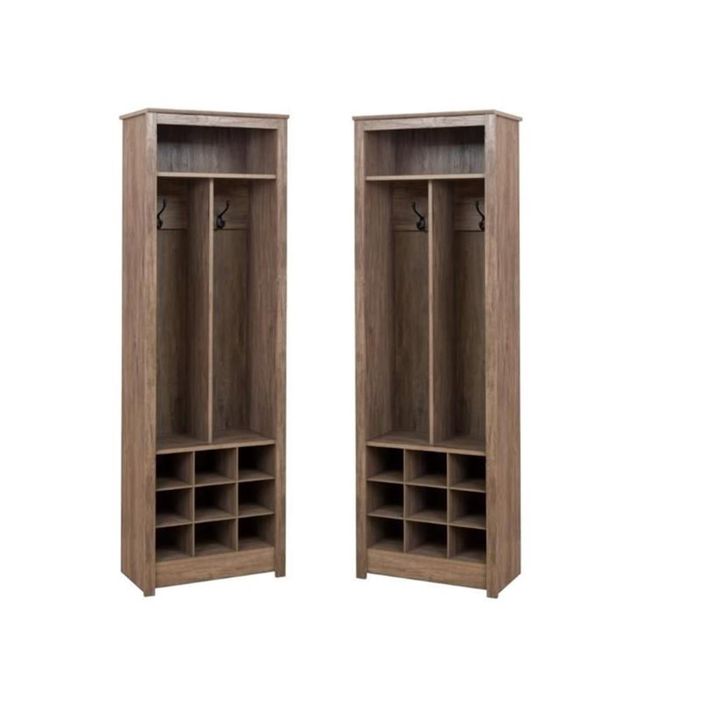 Home Square 2 Piece Space-Saving Shoe Rack Entryway Organizer Set in ...