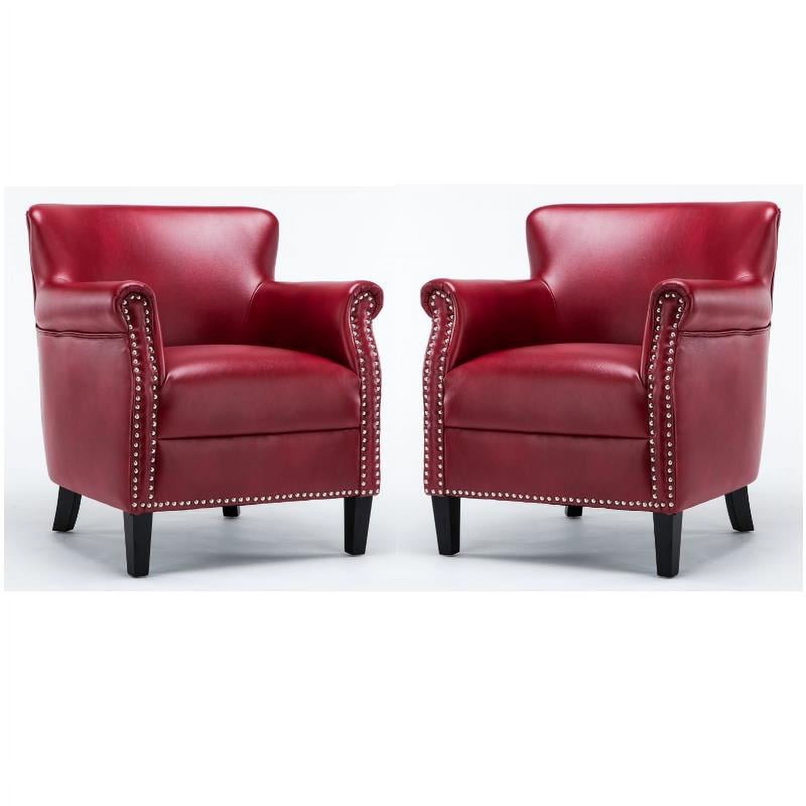 Crosley Bates Chair In Red (Set Of Two) - Walmart.com