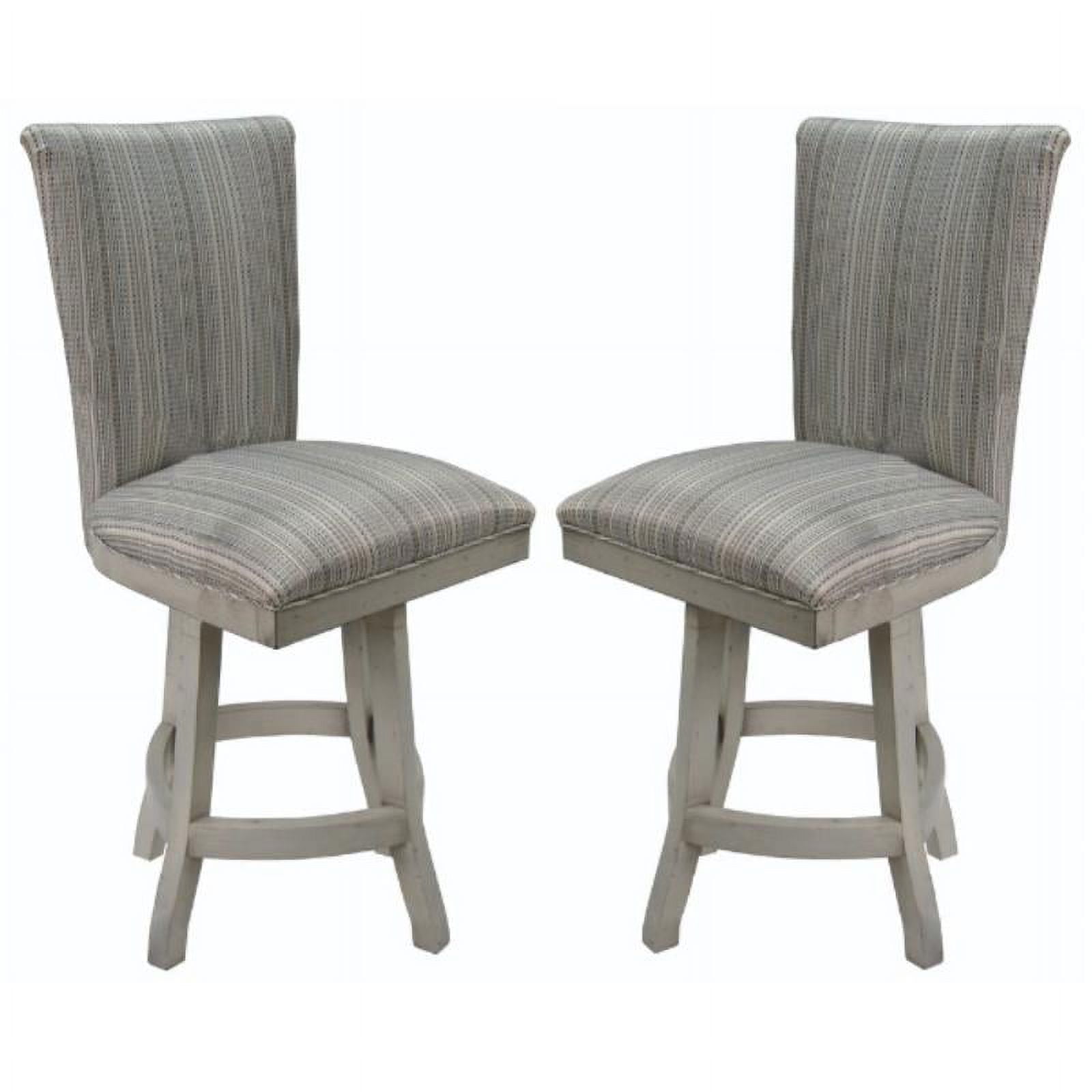 Home Square 26" Swivel Wood Counter Stool without Arms in Natural Fun ...