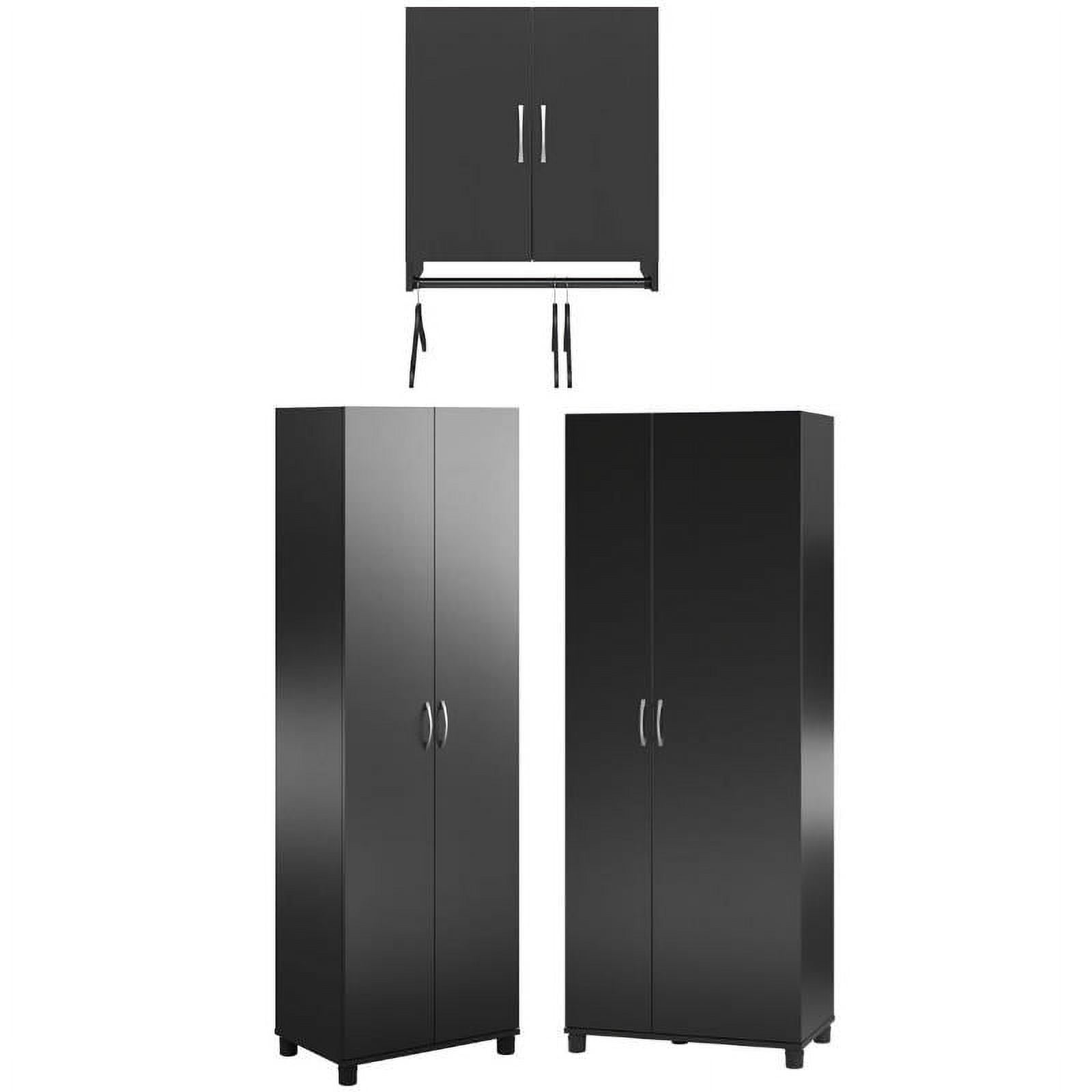 Home Square 3-Piece Set with 24" Utility Tall Cabinet and 2-Door Wall ...