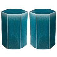 Home Square 26"H Side Table in Driftwood - Set of 2 - Walmart.com