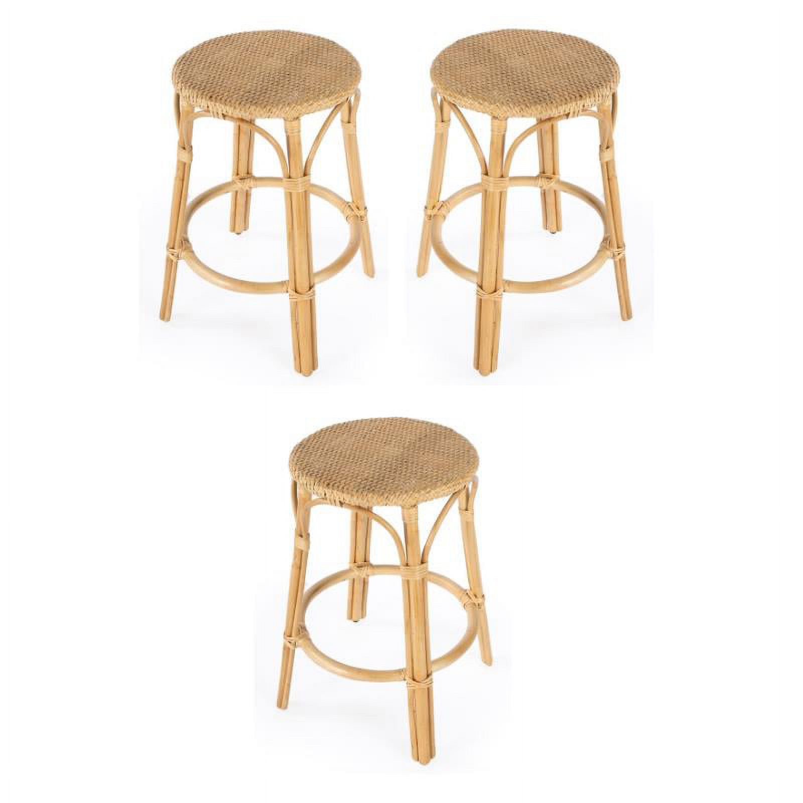 Boraam Square Rush Counter Stool - 24 in. - Walmart.com