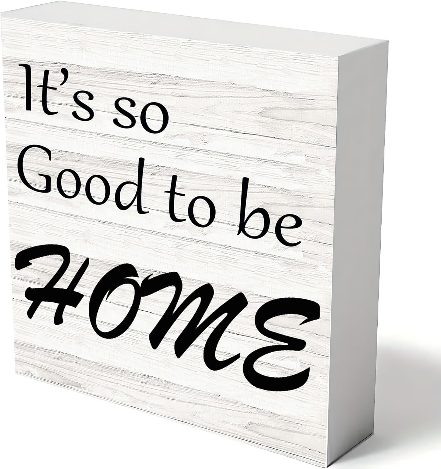 Home Square Wooden Box Signs Wall Decor Home Decor Wall Art Living Room ...