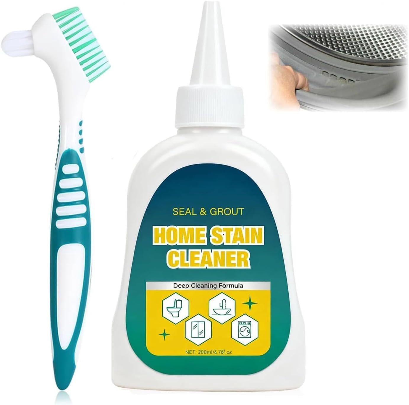 Home Stain Cleaner-7 OZ Fast-Acting All-Purpose Deep Cleaning Gel for ...