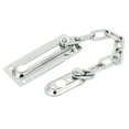 Home Stainless Steel Security Slide Bolt Door Chain Lock Guard Silver ...
