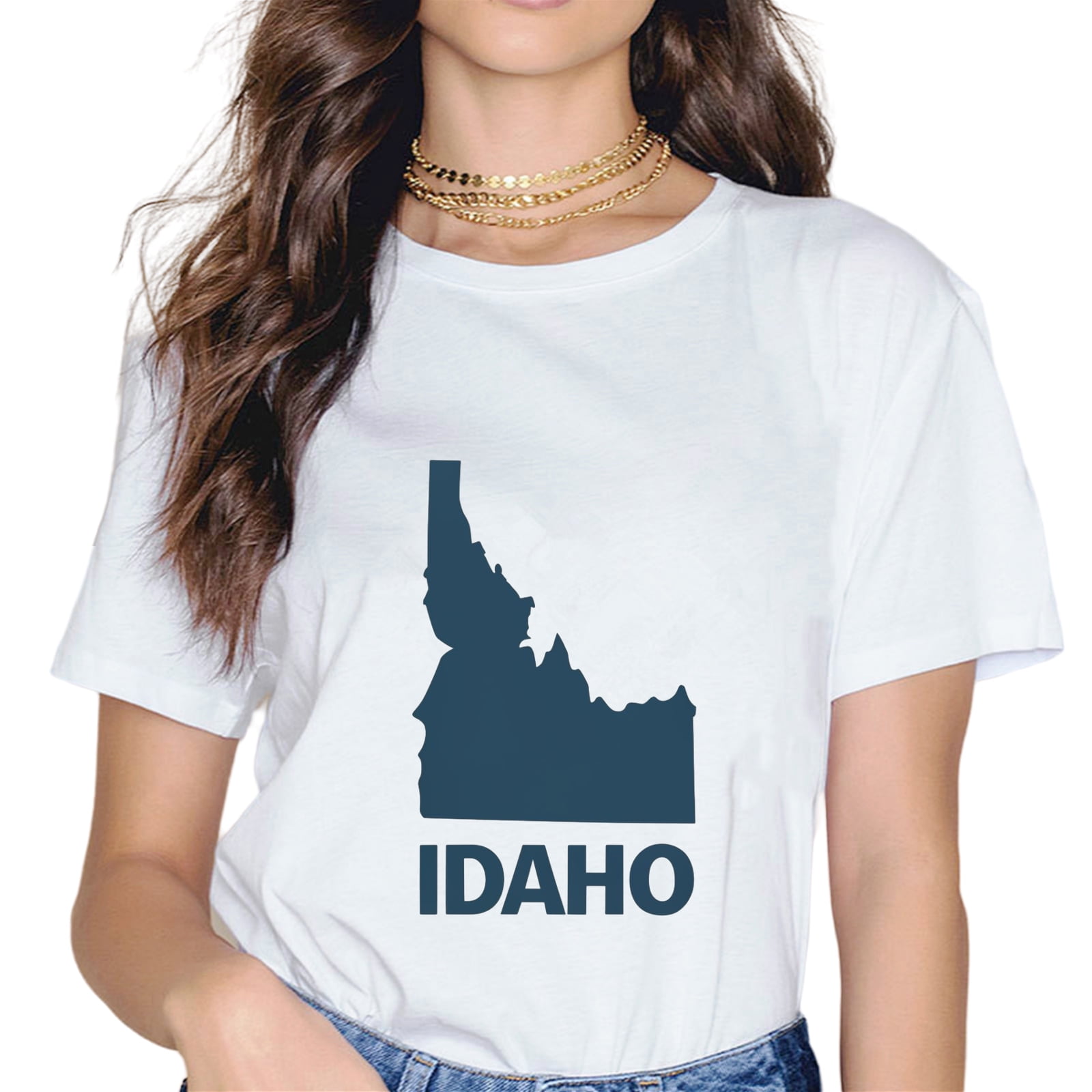 Home State Shirt, Idaho Home Handlettered Graphic T-Shirt - Walmart.com