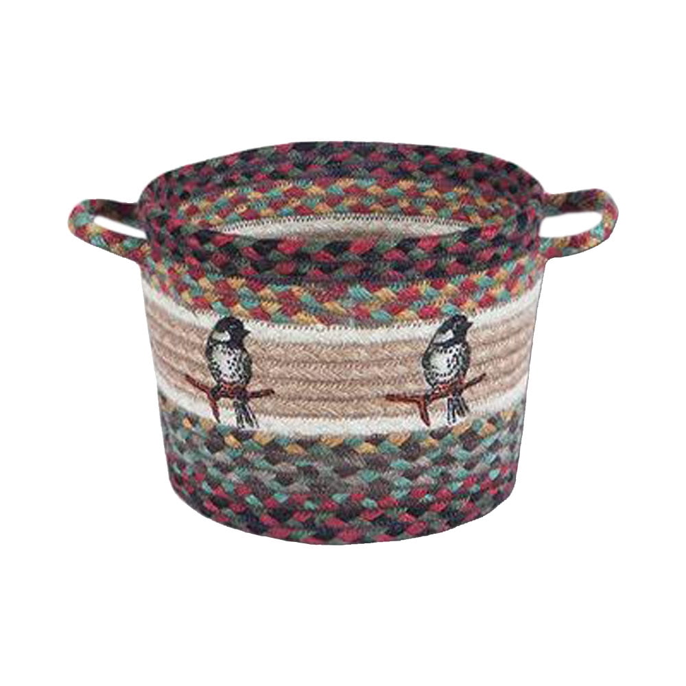Home Storage Decor UBP-81 Chickadee Printed Utility Basket 9"x7 ...