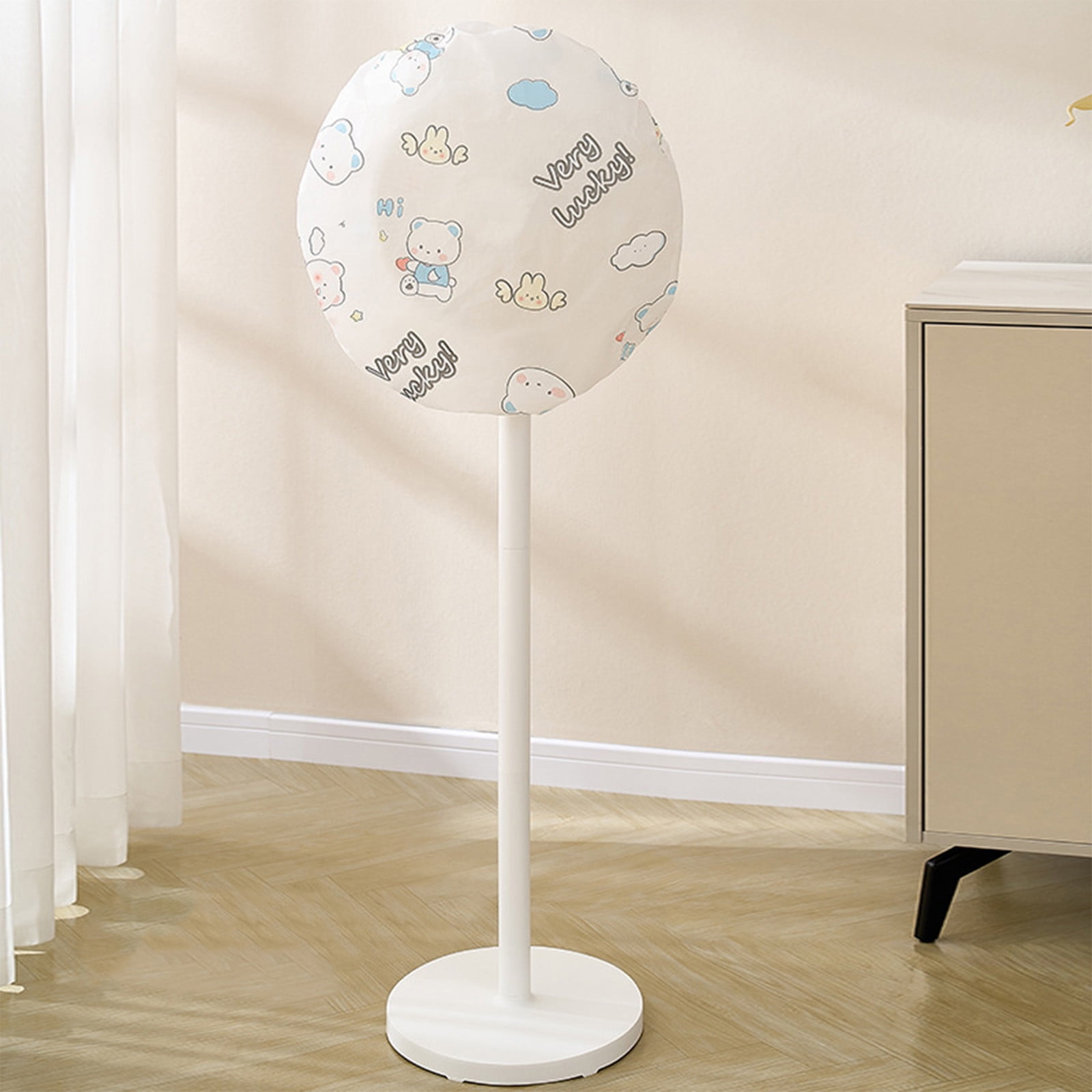 Home Storage Fan Cover Fan Guard Net Fan-proof Mesh Cover Summer ...