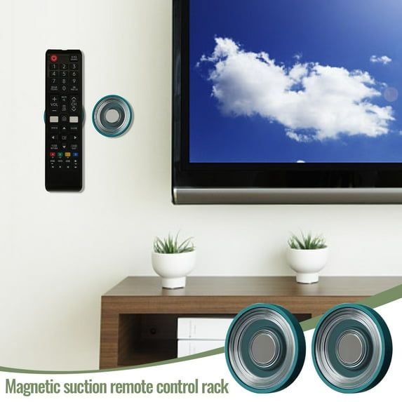 Home Storage - Magnetic Remote Control Hook, 2 Magnetic Remote Control Holders, Wall Mount Tv ...