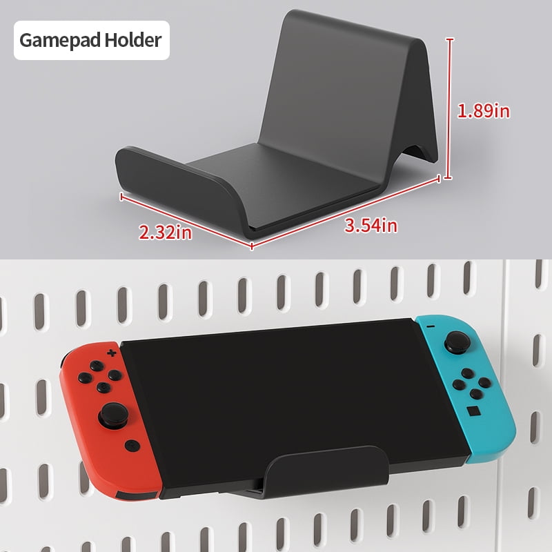 Home Study Storage Pegboard: Suitable for Displaying Figurines, Desk-Top Standing & Clip-On ...