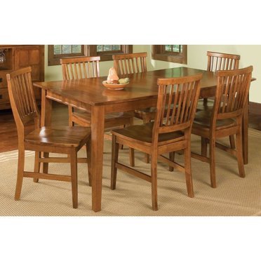 Hillsdale Bayberry 5 Piece Rectangular Dining Table Set in Oak Finish ...