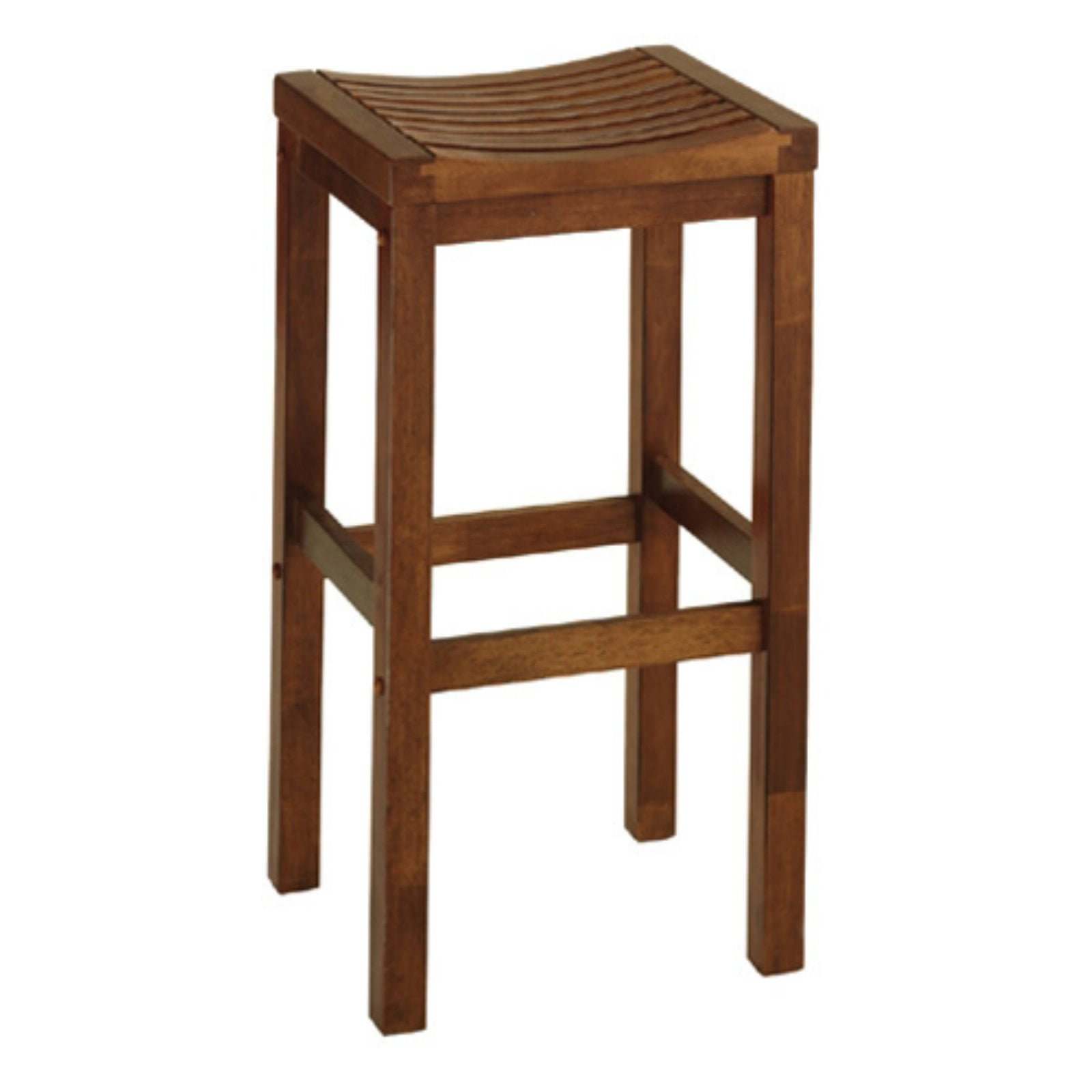 Home Styles Solid Wood Bar Stool 29", Oak Finish - Walmart.com