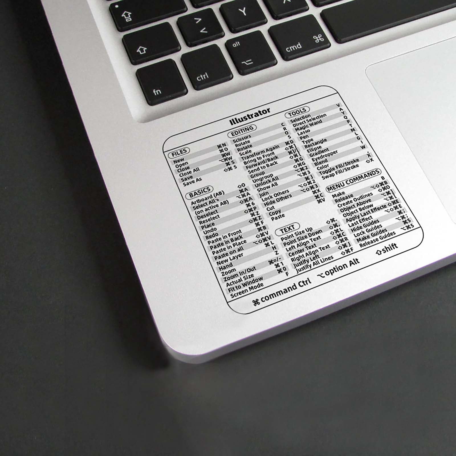 Home Supplies Practical Stickers Computer Shortcut Key Stickers Quick ...