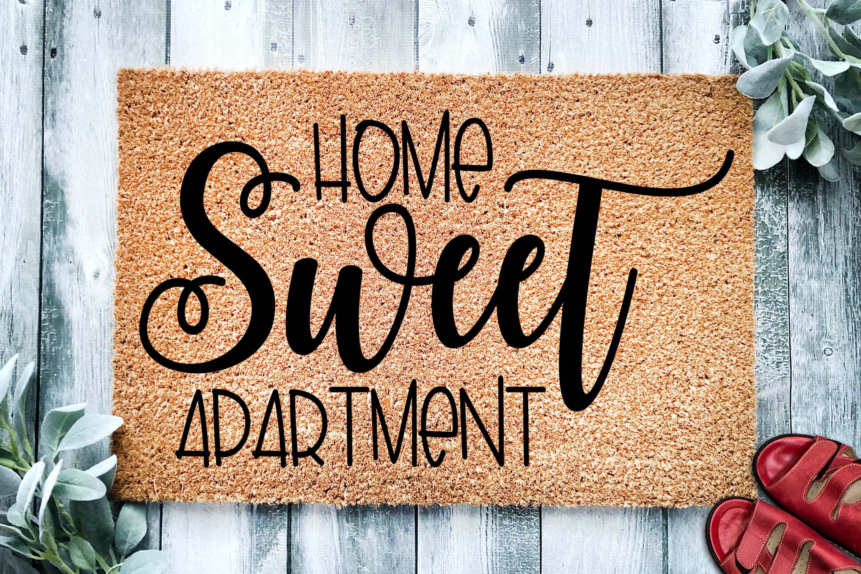 Home Sweet Apartment Doormat | Housewarming Gift | Wedding Gift ...