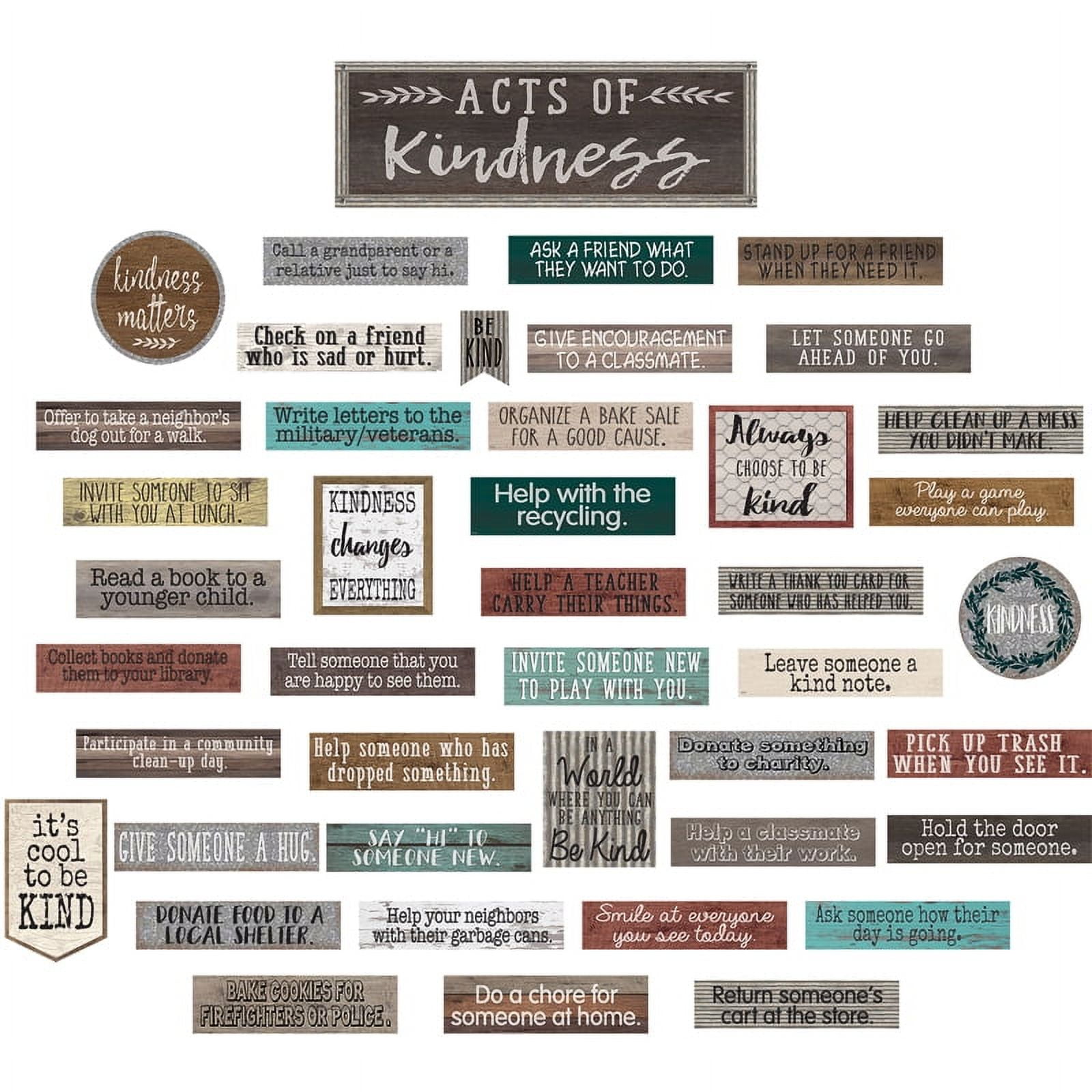 Home Sweet Classroom Acts of Kindness Bulletin Board Set | Bundle of 10 ...