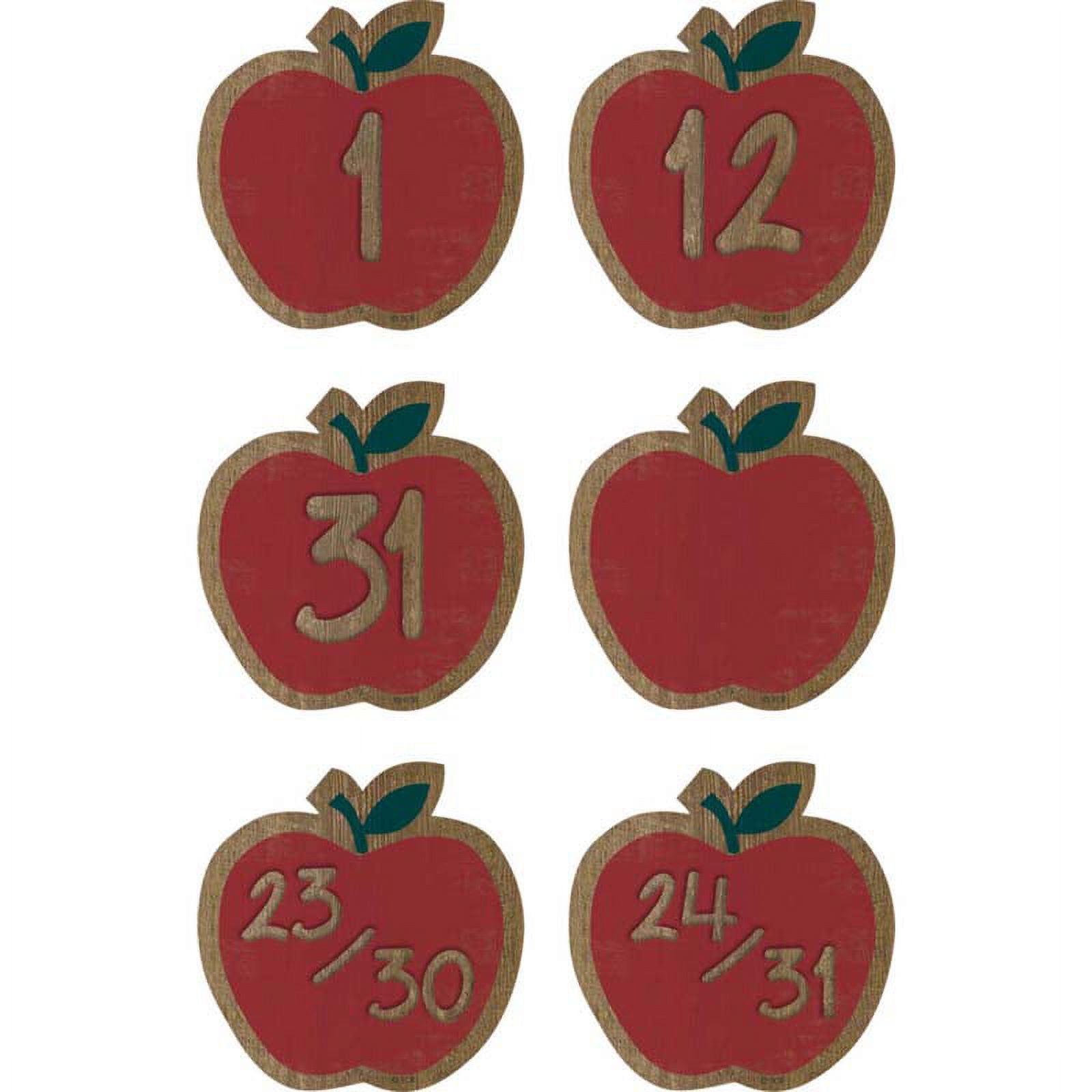 Home Sweet Classroom Apples Calendar Days, Pack of 36 | Bundle of 2 ...