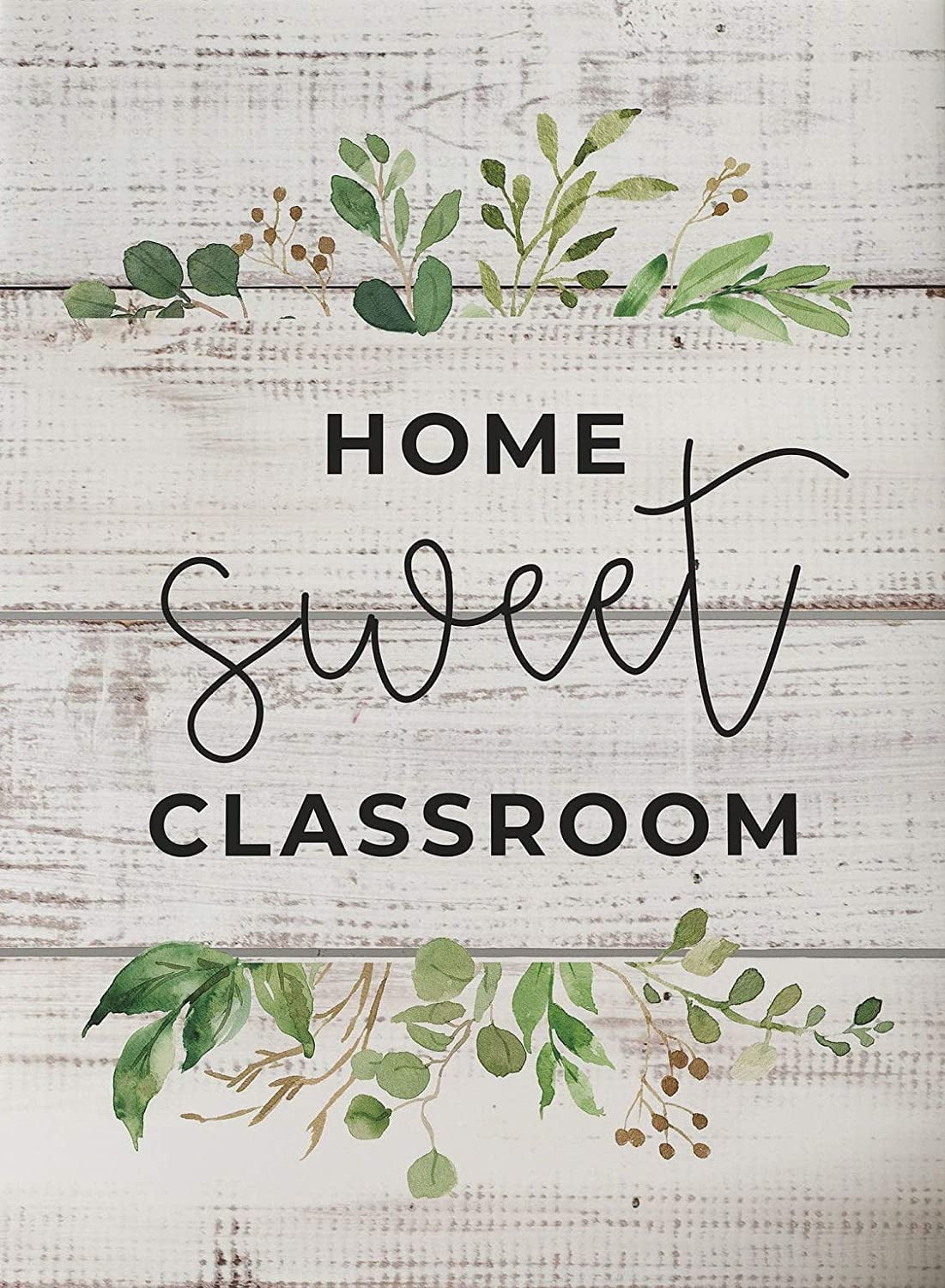 Home Sweet Classroom Farmhouse Teacher Poster Classroom Wall Art Metal ...