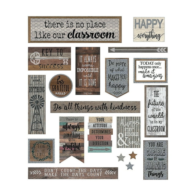 Home Sweet Classroom Mini Bulletin Board Set - Educational - 20 Pieces ...