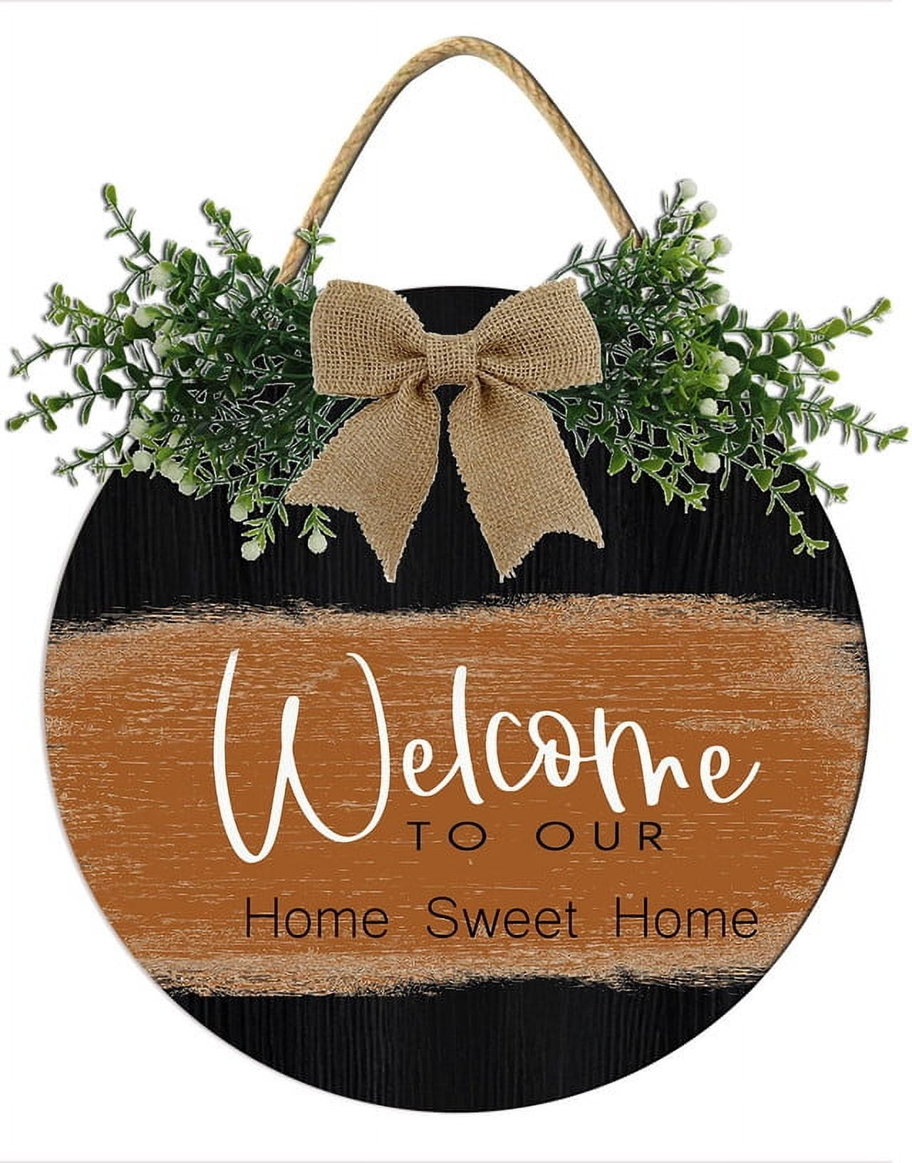 Home Sweet Home Hanging Sign Plaque,Welcome To Our Home Sweet Home Sign ...