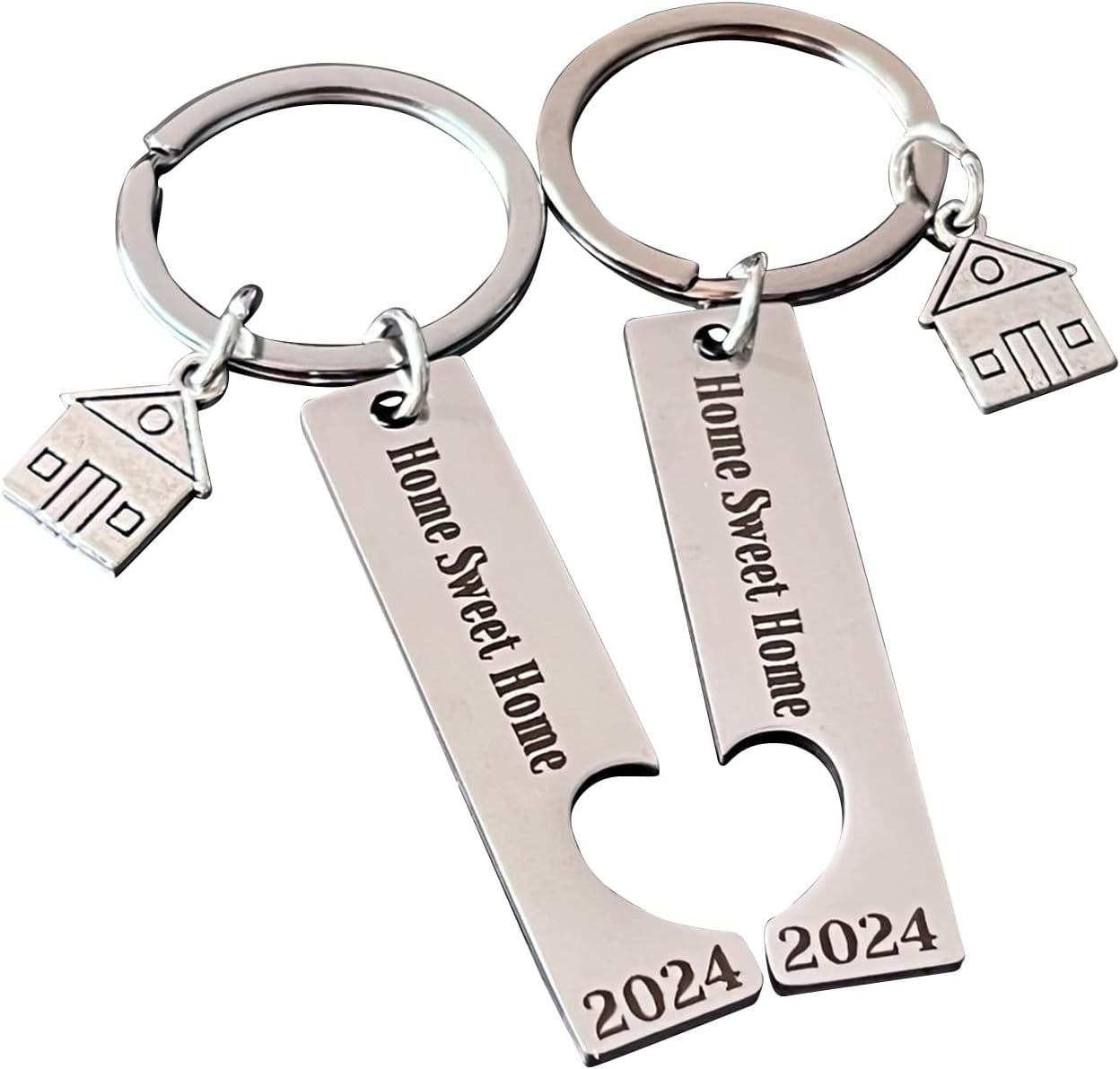 Home Sweet Home 2024 New Home Keychain Set Gift Real Estate Agent ...