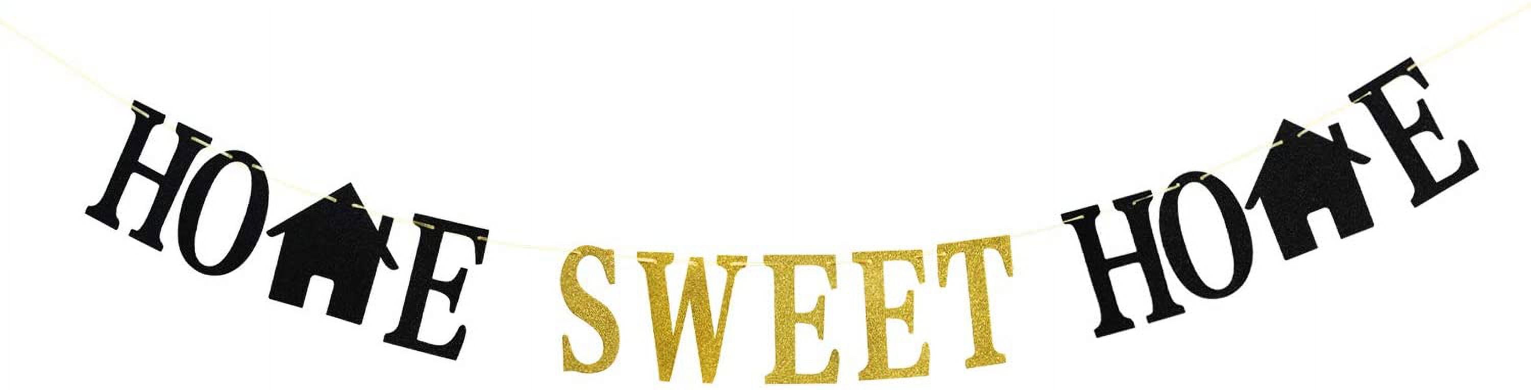 Home Sweet Home Banner - Welcome Home Bunting Garland for Housewarming ...