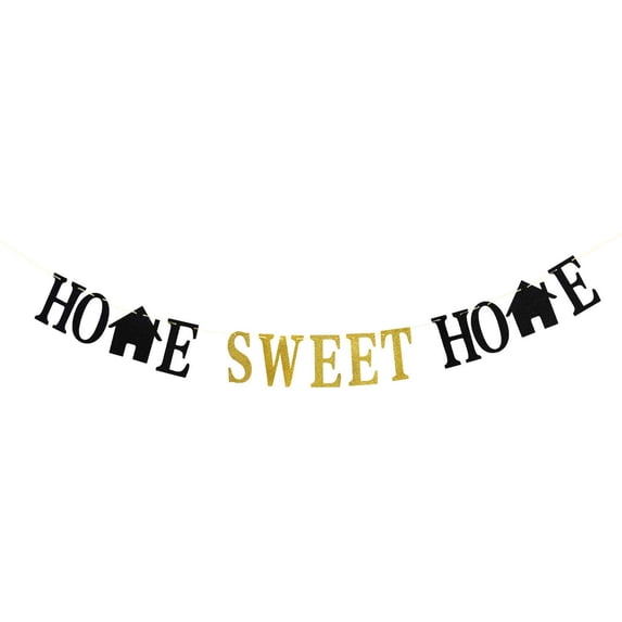 Home Sweet Home Banner - Welcome Home Bunting Garland for Housewarming ...