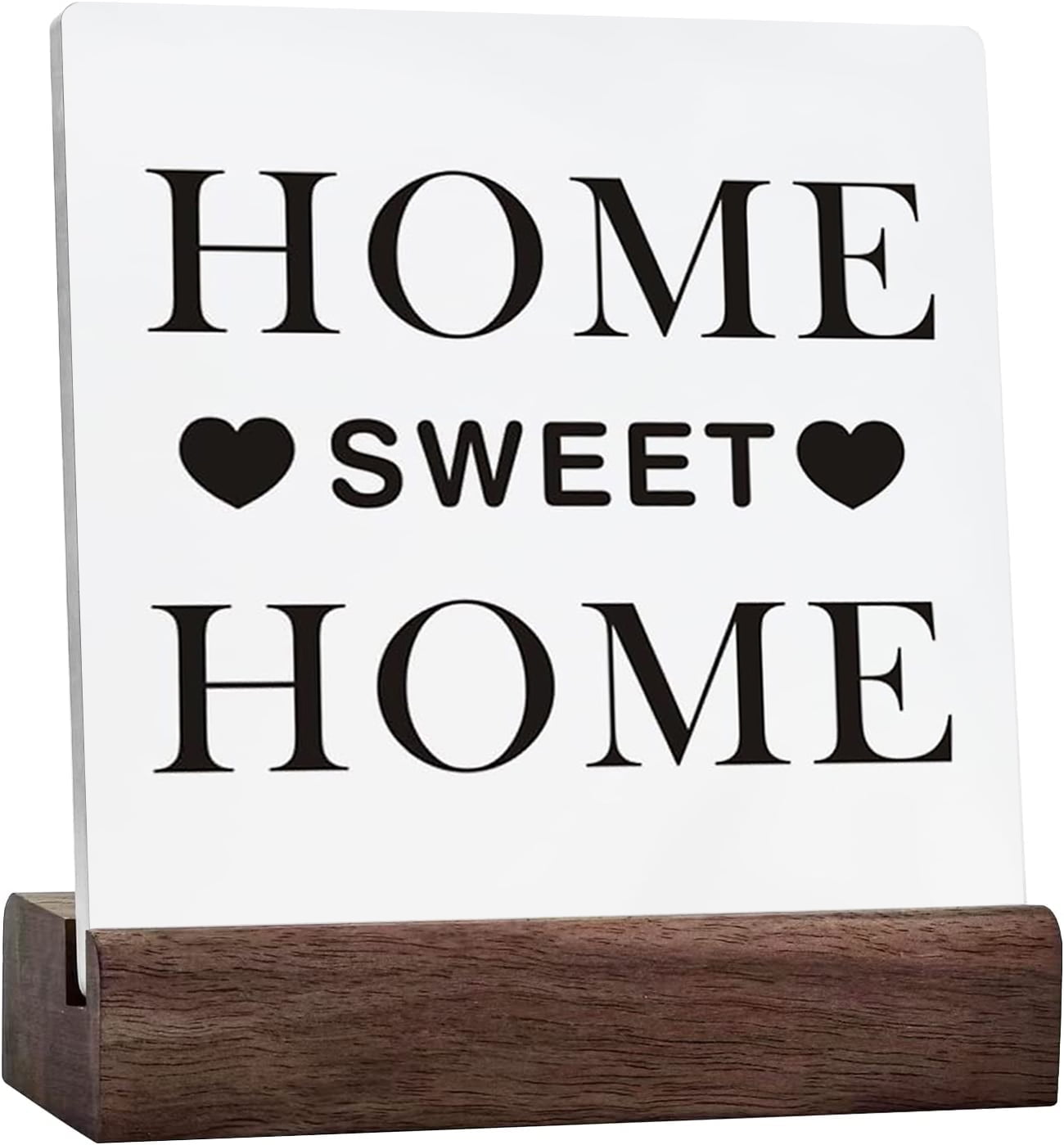Home Sweet Home Bathroom Ceramic Table Sign With Saying Desk Decor ...
