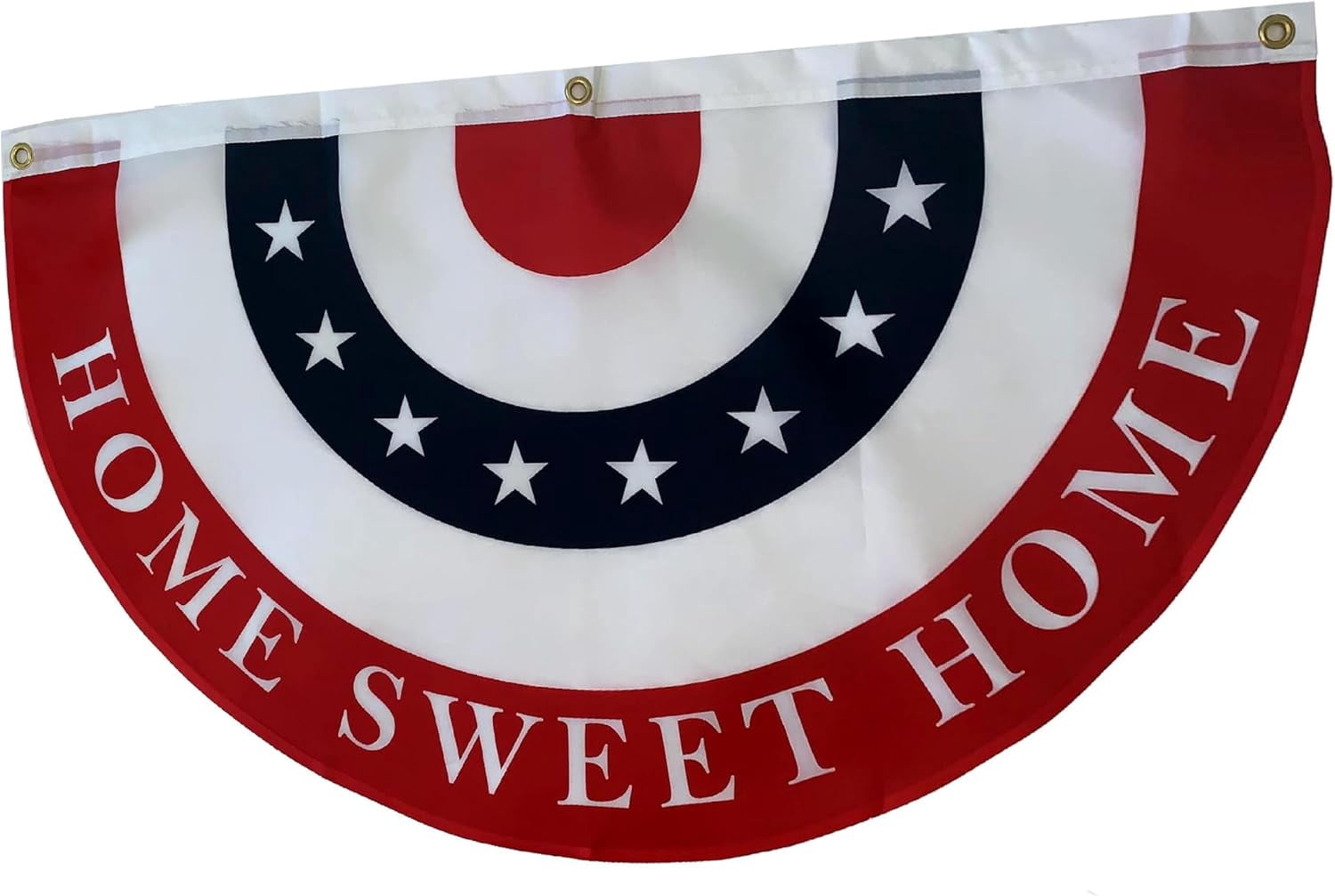 Home Sweet Home Bunting Flag, 18" x 36" - Memorial Day, 4th of July ...