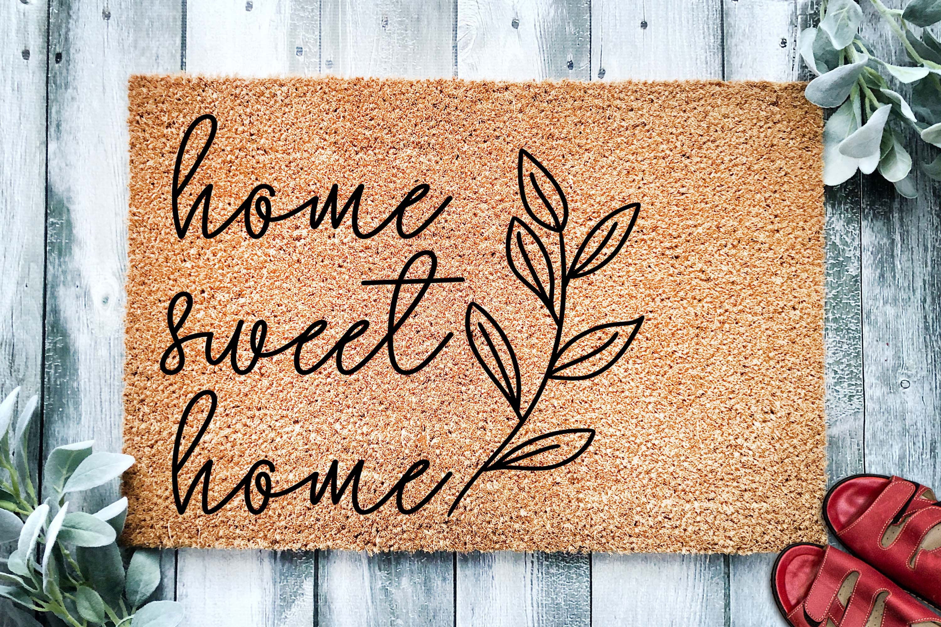 Home Sweet Home Doormat | Housewarming Gift | Wedding Gift | Custom ...