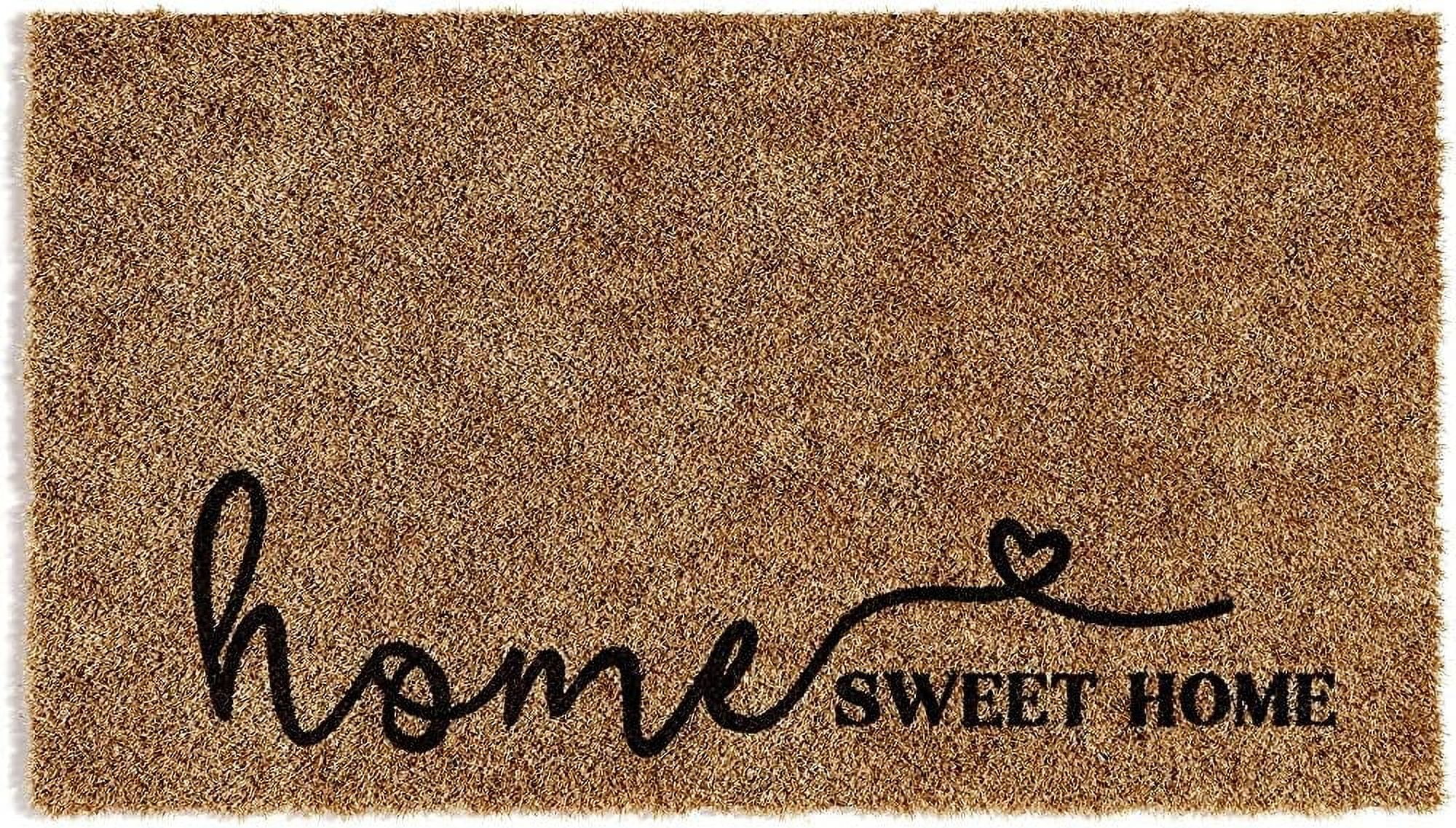 Home Sweet Home' Doormat Welcome Mat for Outdoors, Large Front Door ...