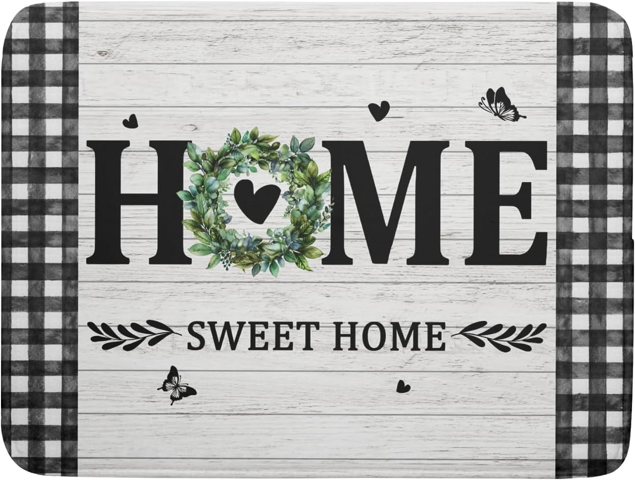 Home Sweet Home Drying Pads for Kitchen Counter 18X24 Inch Farmhouse ...