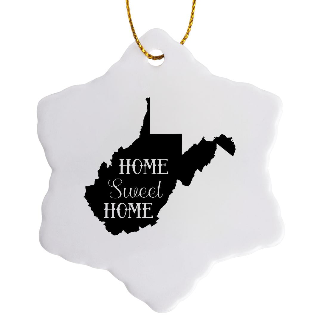 3drose, Home Sweet Home Inside the State of West Virginia. White ...