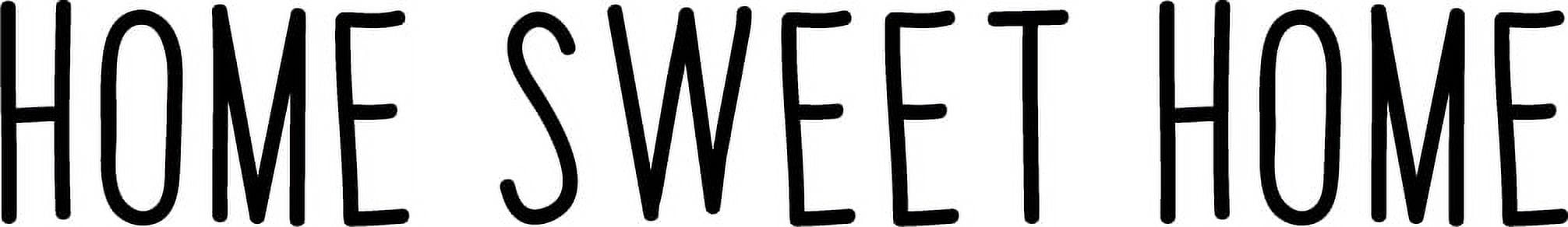 Home Sweet Home Inspirational Quotes Lettering Decor - Vinyl Wall Art ...